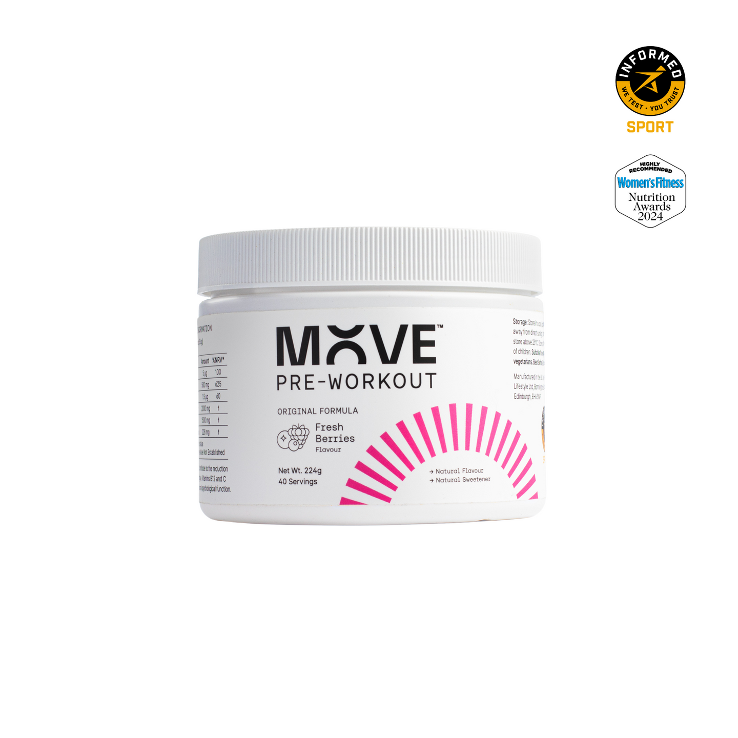 Move Pre-Workout | Clean Pre-Workout, Fuelled by Science